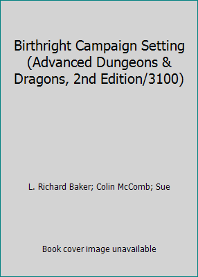AD&D 2nd Edition Birthright Campaign Setting Book Series