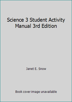 BJU Bob Jones Gr 3 Science 3rd Ed Student Activity Manual Workbook ...
