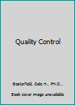 Quality Control book by Dale H. Besterfield